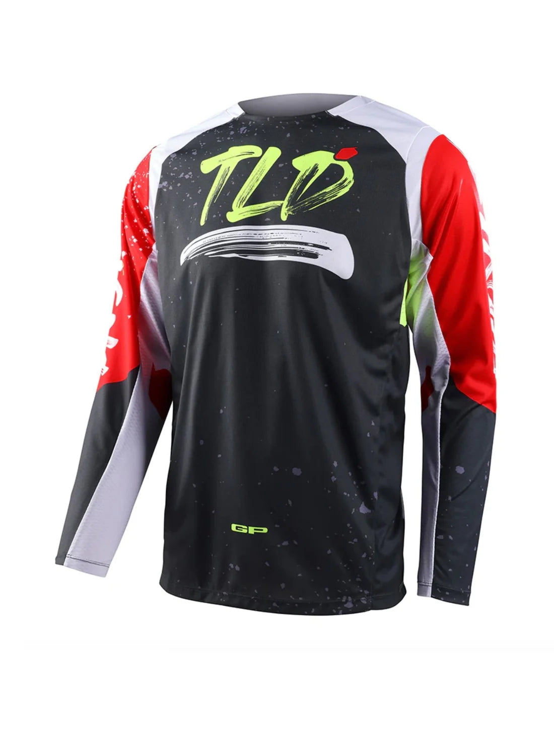 Troy Lee Designs Polera de Moto GP Pro Practical Negro / Rojo