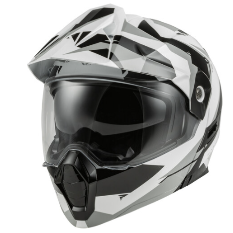 Fly Racing Odyssey Summit Helmet Black/White/Grey