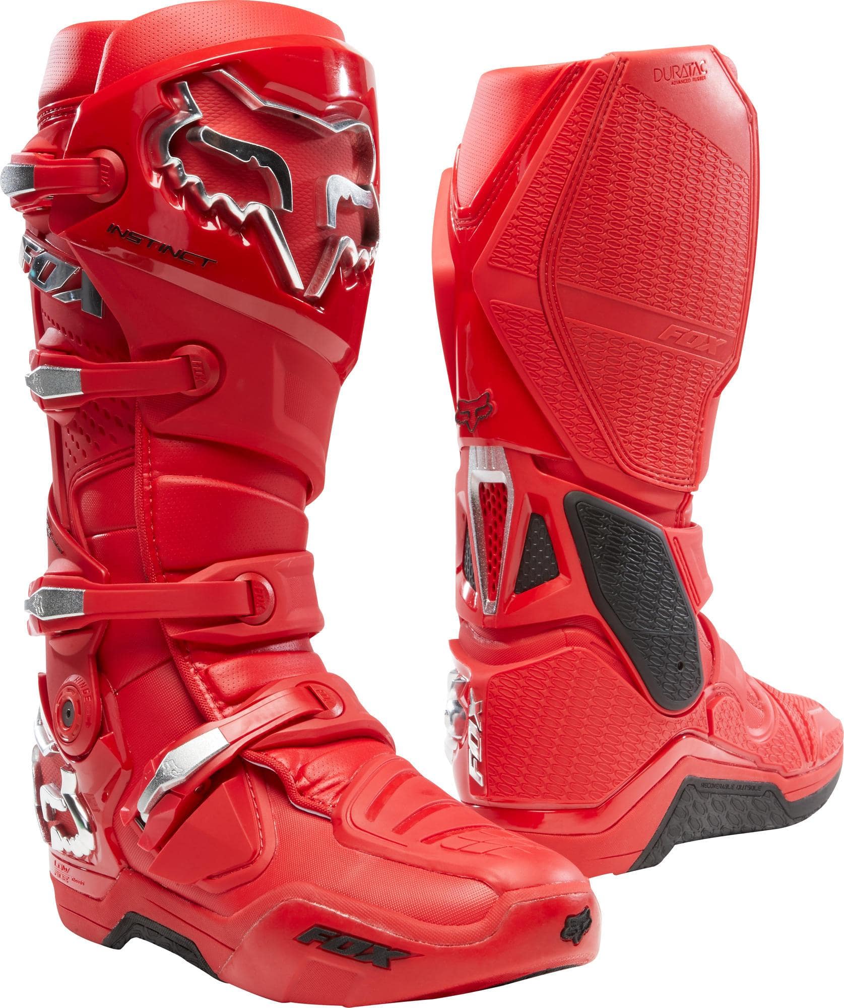Botas Moto Instinct Prey Rojo Fox Racing.