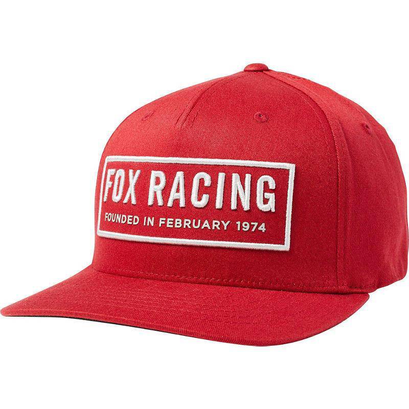 Gorro Lifestyle Founded Flexfit Rojo Fox Racing