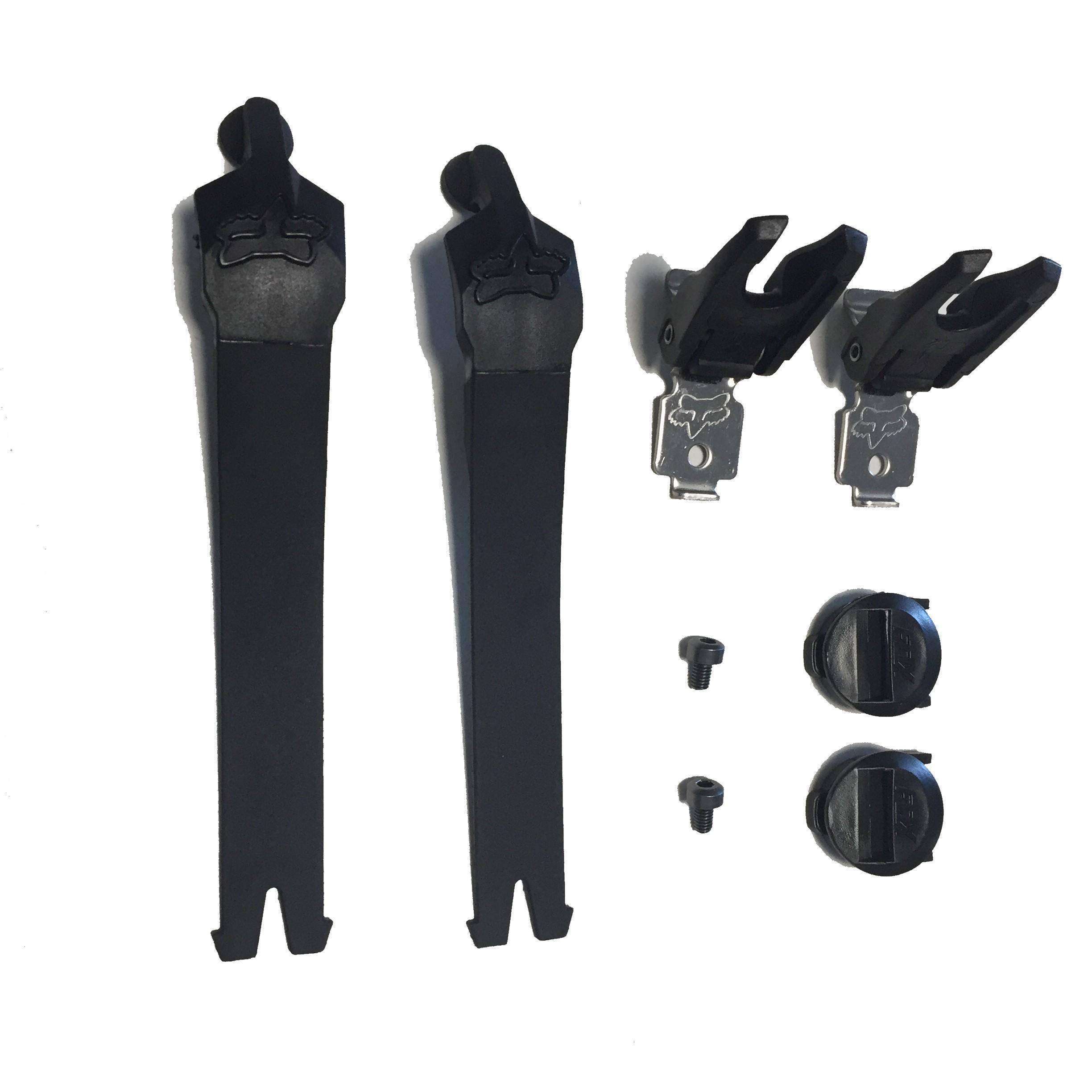 Repuestos Botas Comp Strap Kit (6 Piezas) Negro Fox Racing